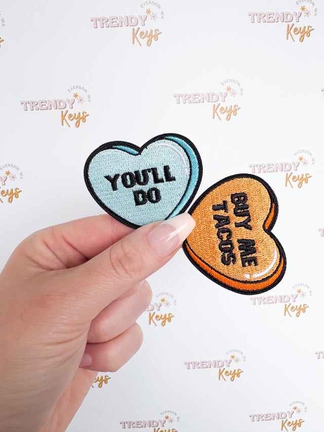 Candy Heart Patches, TK Original